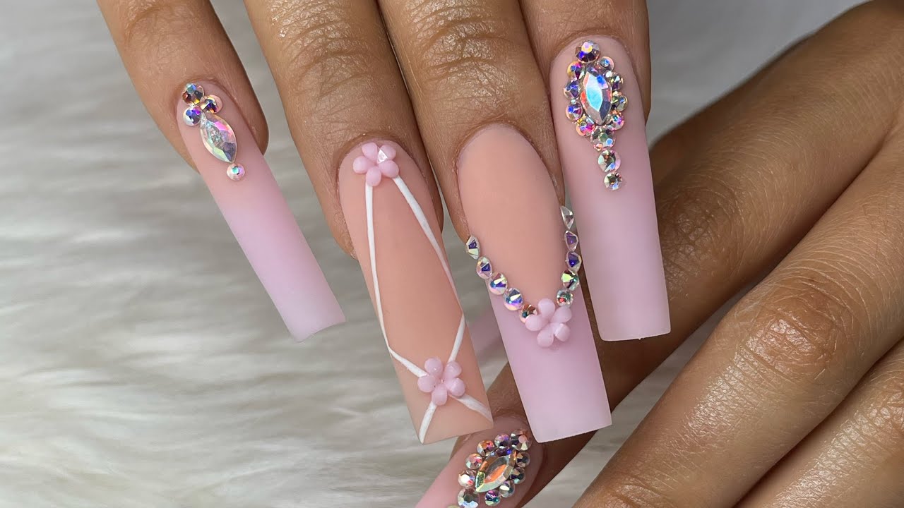 Uñas Acrílicas En Clienta Xxl Jaayart Youtube