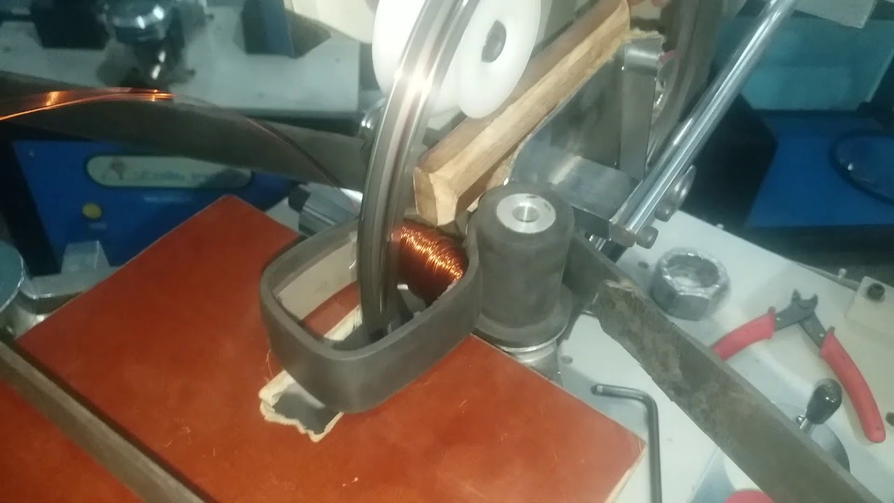 Square core winding machine.COILSINDIA - YouTube