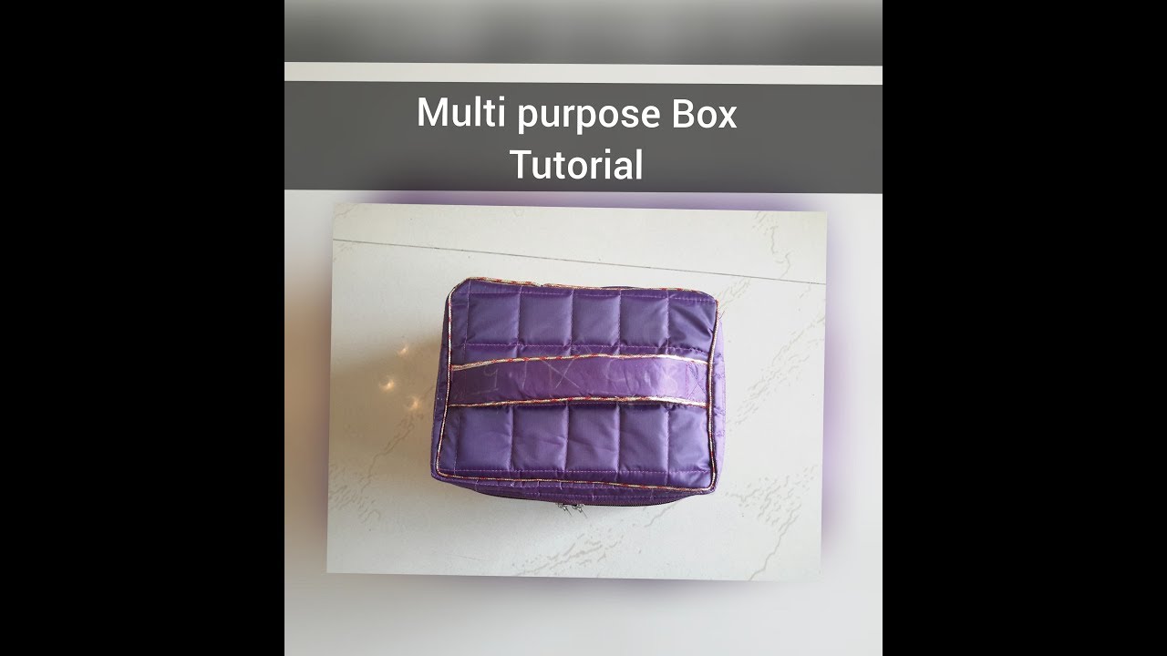 Multi purpose box tutorial - YouTube