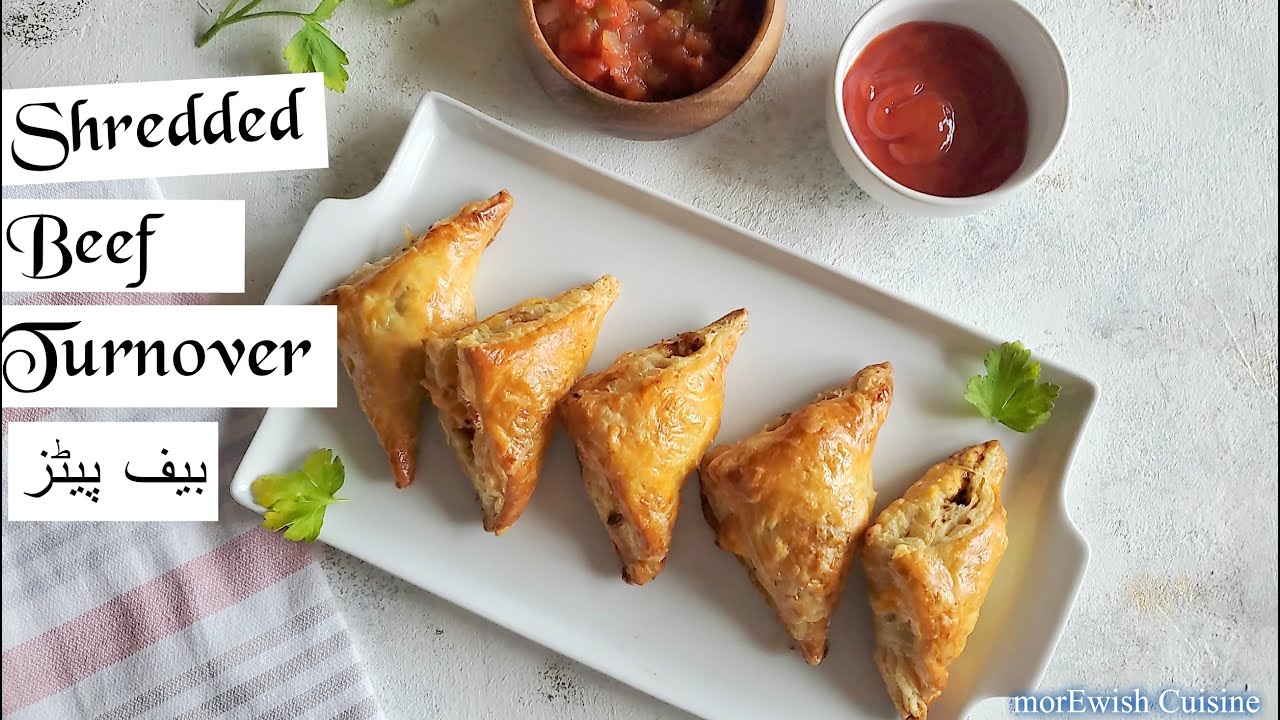 Shredded Beef Puffs بیف پیٹز (using Burrito beef) recipe for Ramadan by ...