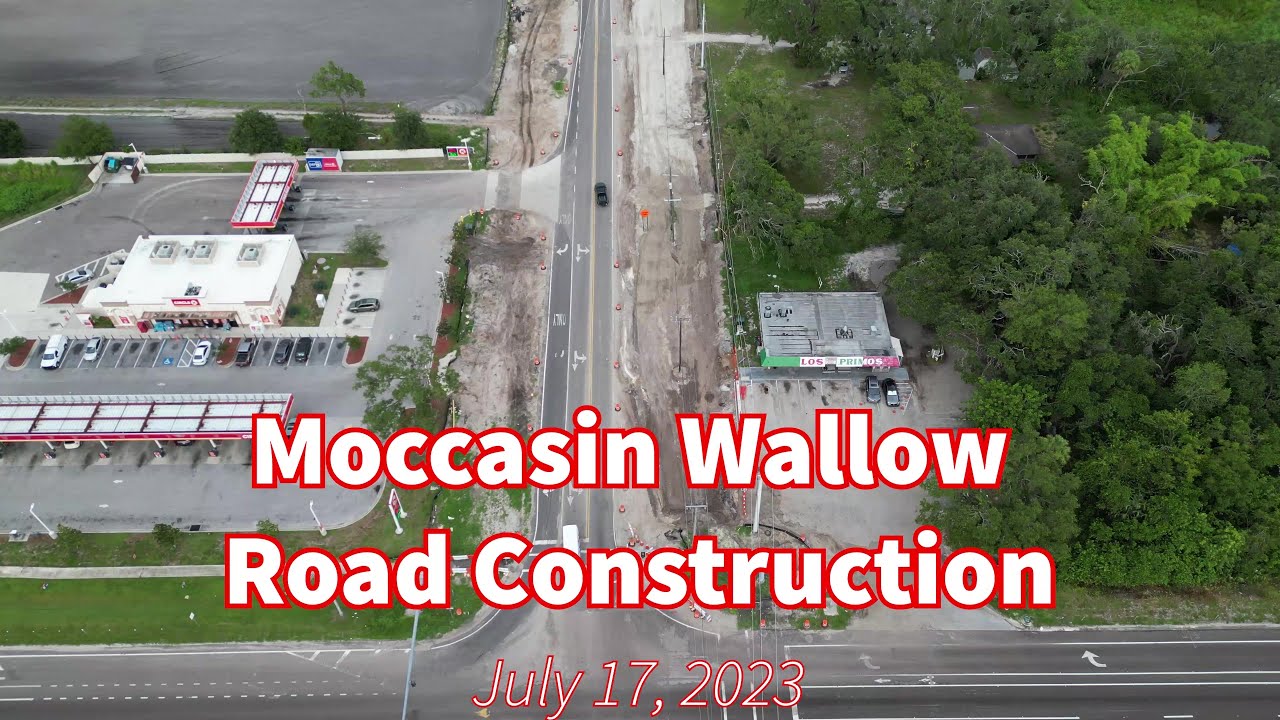 Moccasin Wallow Road Construction, Palmetto, FL 7.17.23 - YouTube