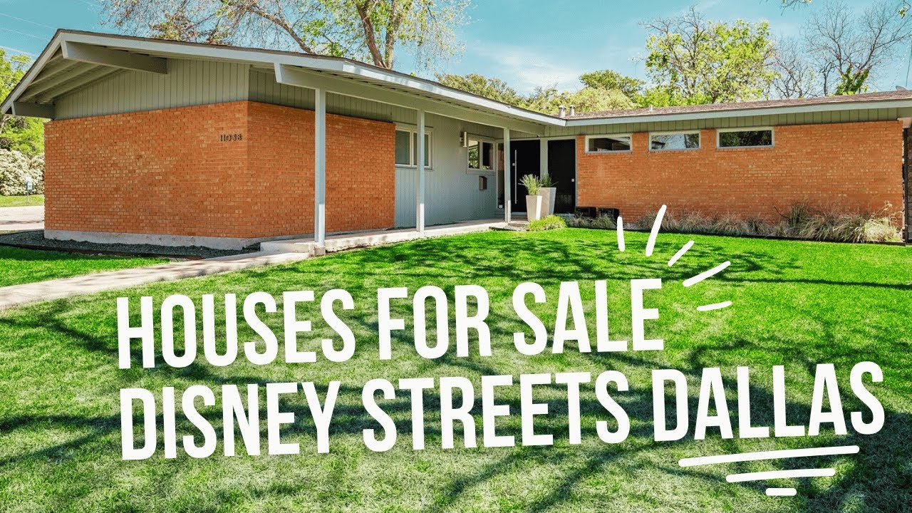 Disney Streets Dallas Homes For Sale - Driving Tour of the Disney ...