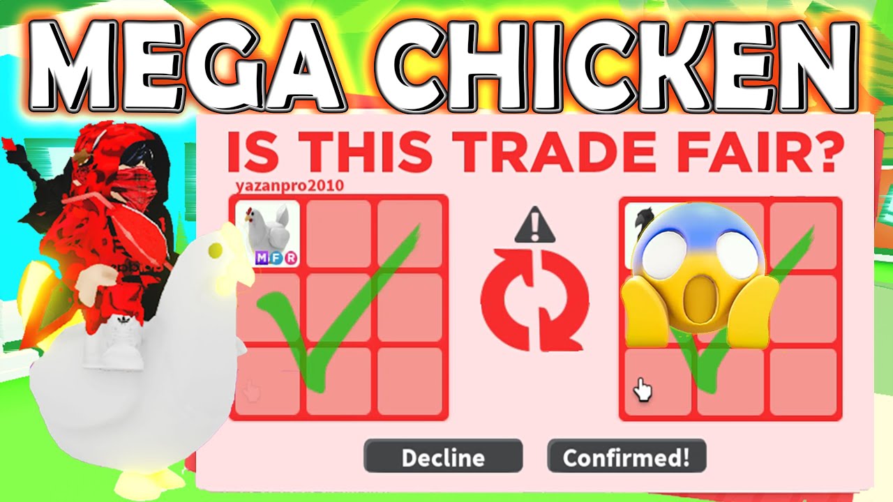 *HUGE WIN* TRADING MEGA CHICKEN 🐓 (WHAT PEOPLE OFFER) IN ADOPT ME ...