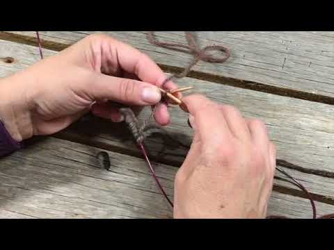 Basic Sock Tutorial Part 1 - The Cuff and Leg - YouTube