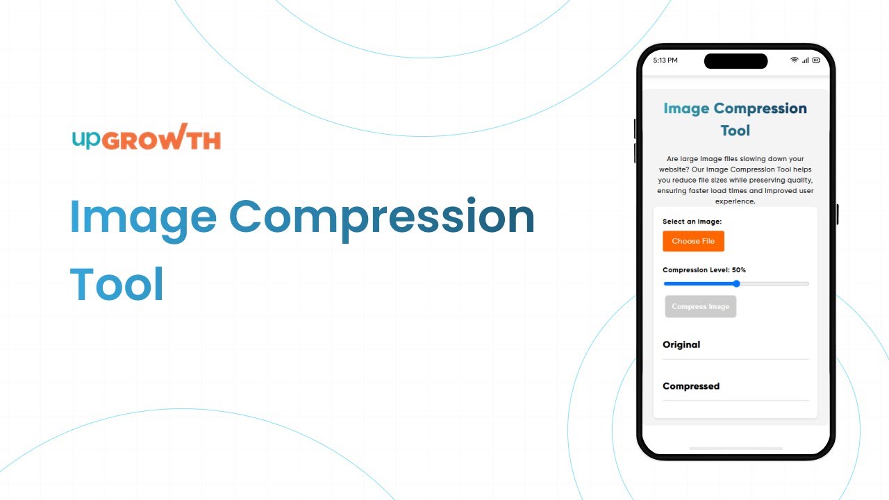 Free AI Image Compression Tool by upGrowth to Compress Images Without ...