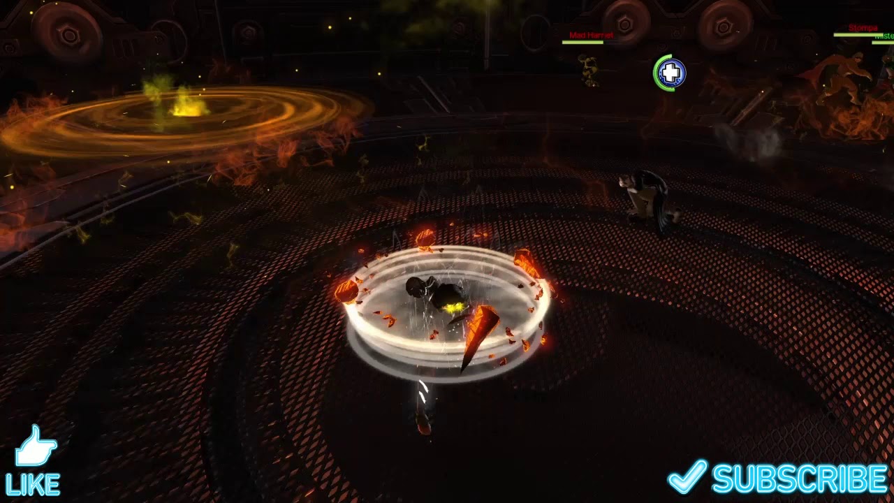 DCUO - DWFe (Earth Battle Tank carrying the group) - YouTube