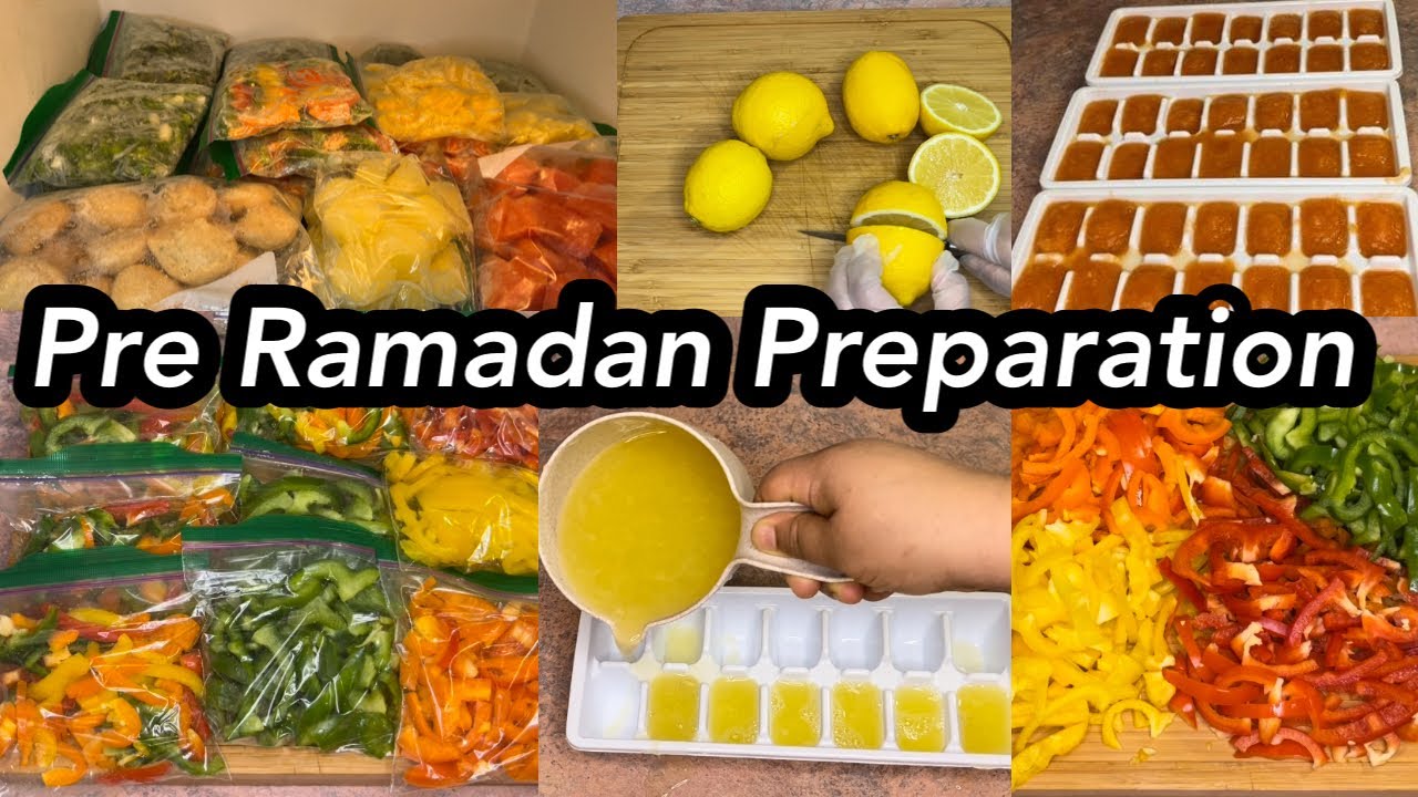 Pre-Ramadan Preparations 2023 | Meal-Preps for Ramadan 🥘 - YouTube