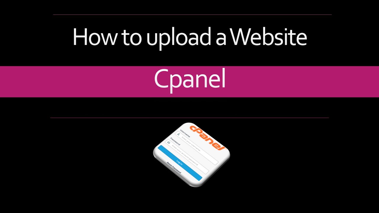 Hosting Your Website Using Cpanel Youtube