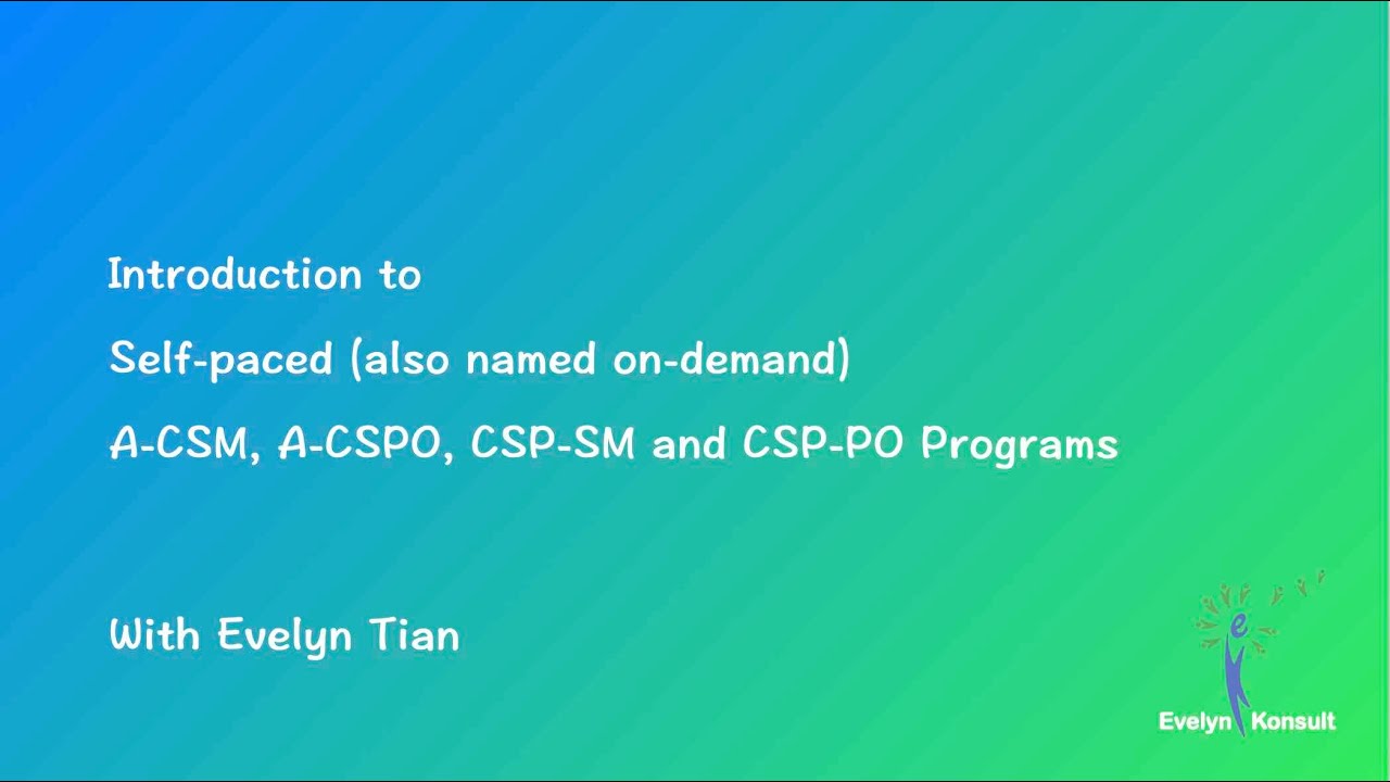 Introduction to self-paced program? How does it work? - YouTube