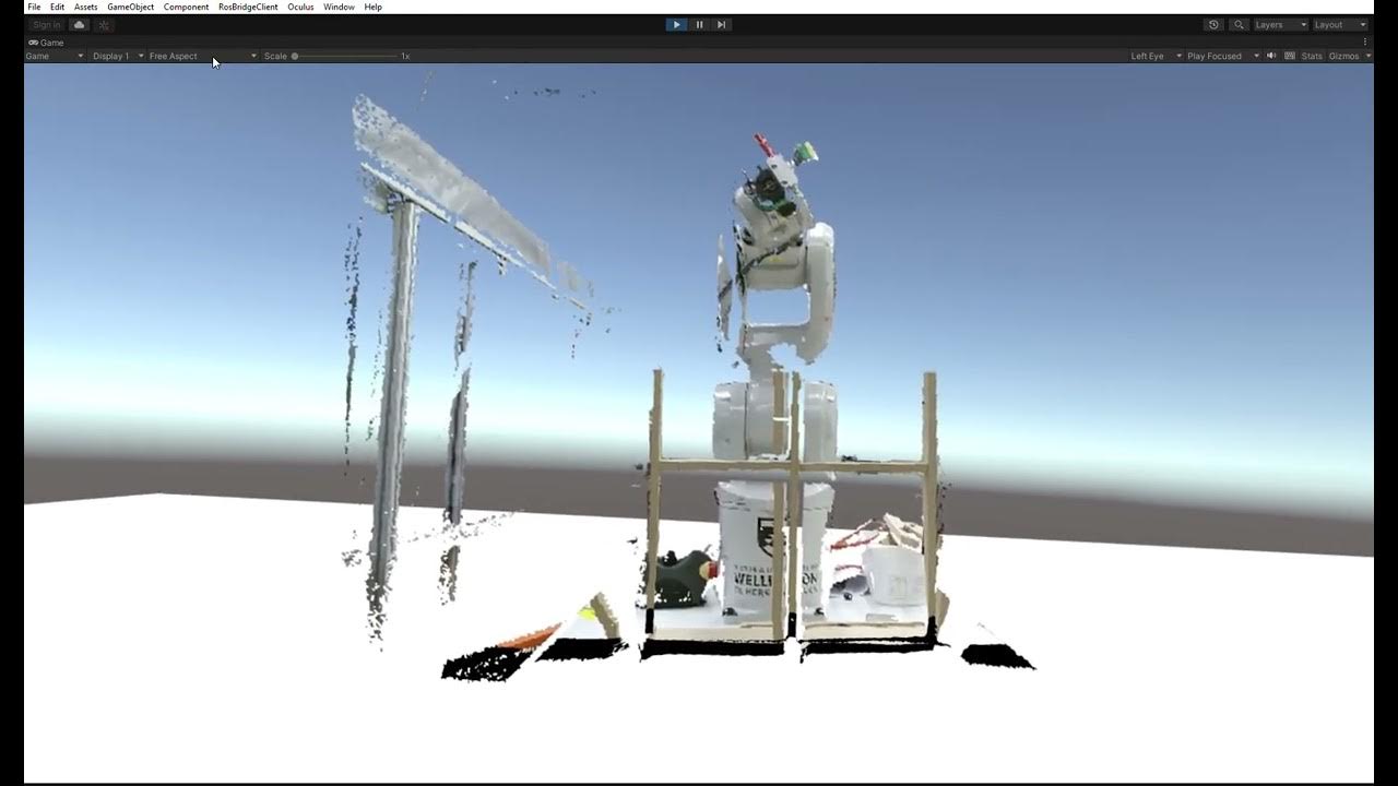 Multi Kinect Unity Environment | Teleoperated VR Controlled Robot Arm - YouTube