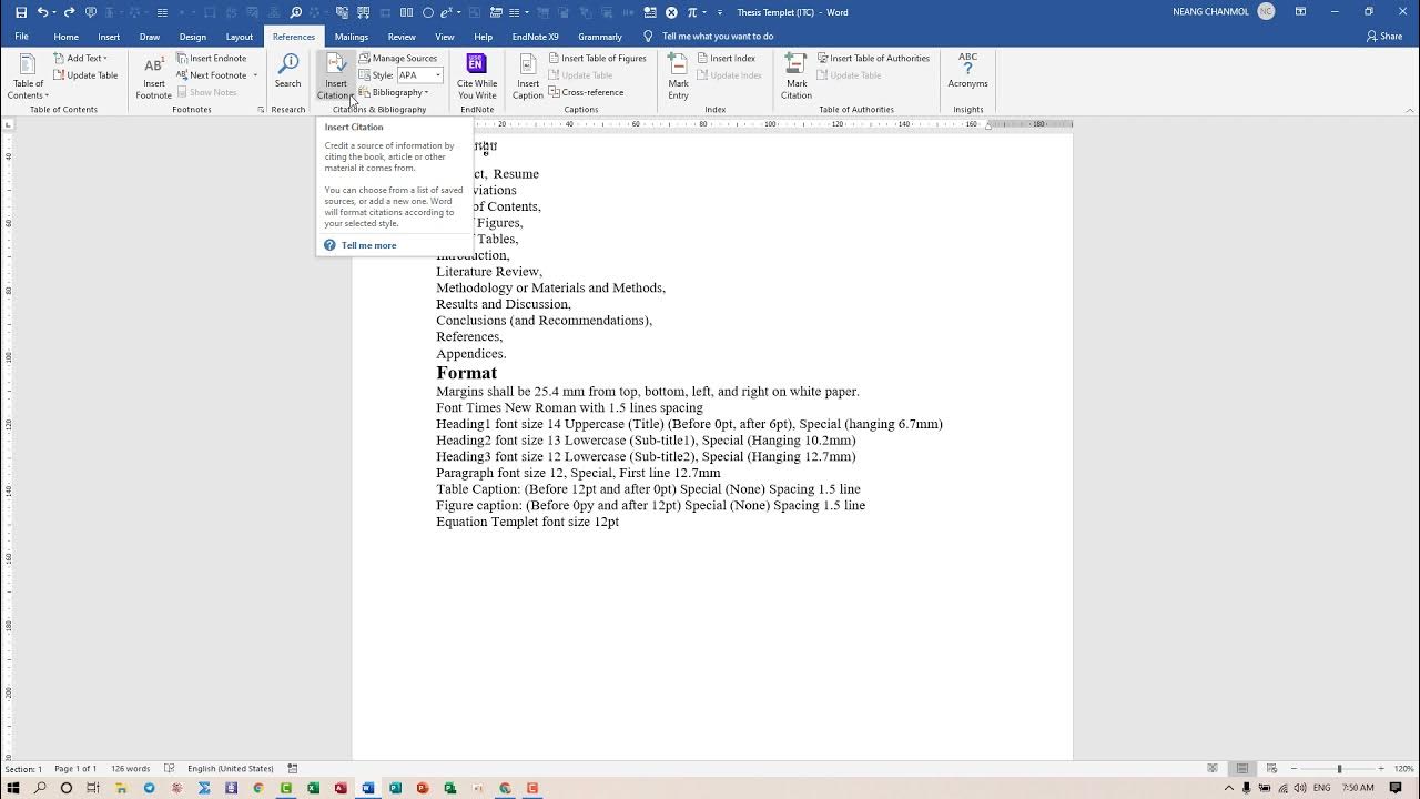 Part2 How To Insert Reference On Thesis YouTube part2-how-to-insert-reference-on-thesis-youtube