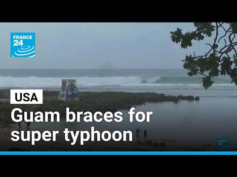 Guam on alert as Super Typhoon Bavi closes in • FRANCE 24 English