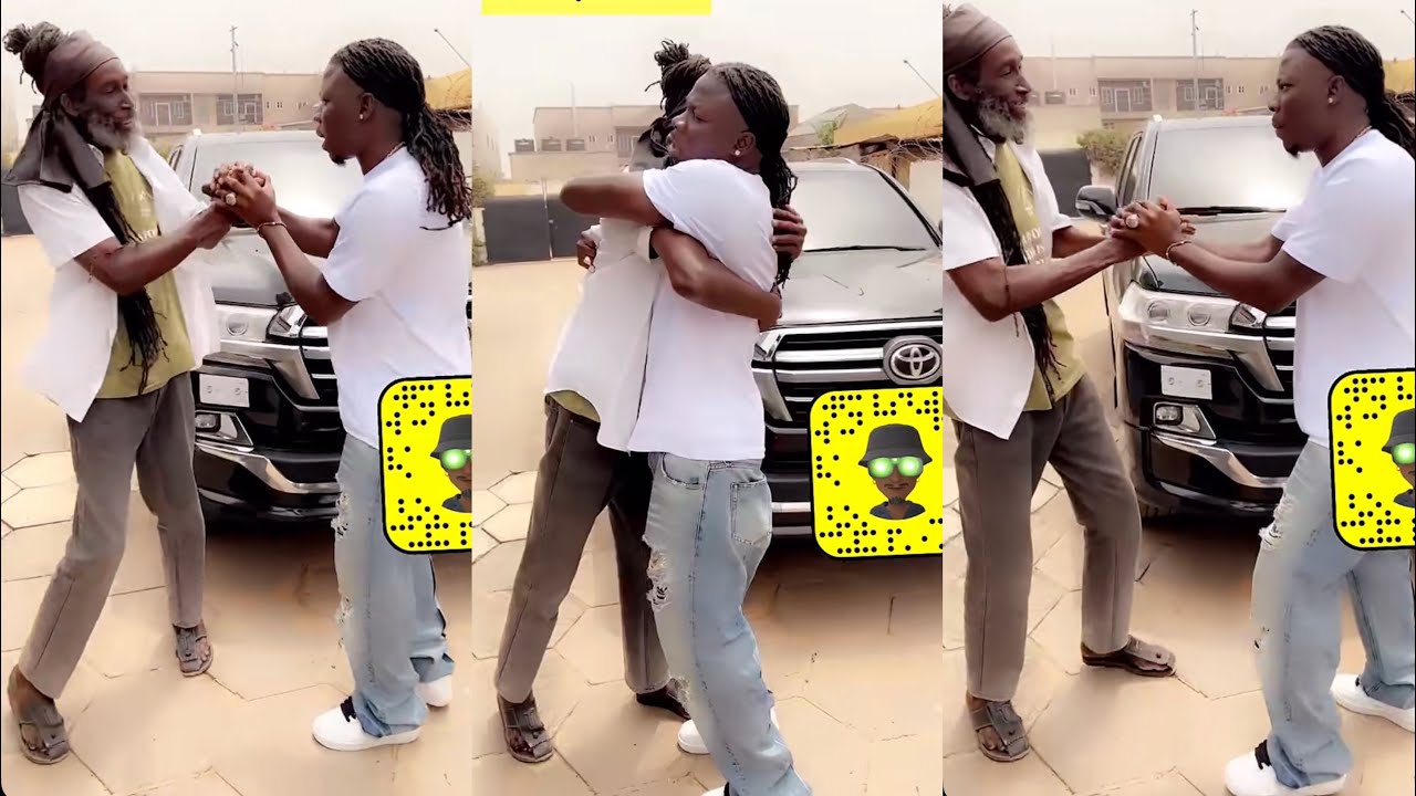 Stonebwoy Pays Homage As He Meets His Rasta Teacher From Youth Days Ras ...