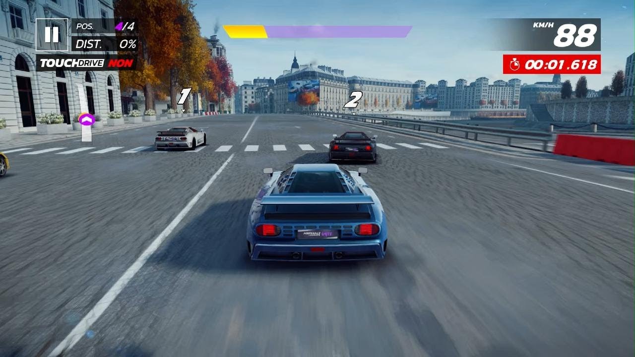 Asphalt Legends Unite Bugatti EB110 KEY! - YouTube