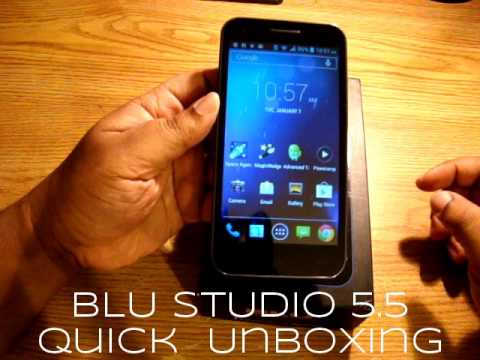 Blu Studio 5.5 Quick Unboxing : - YouTube