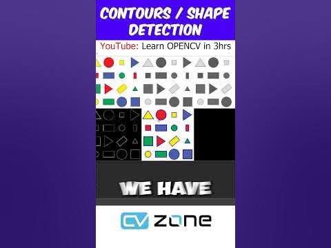 Contours/Shape Detection using OpenCV - YouTube
