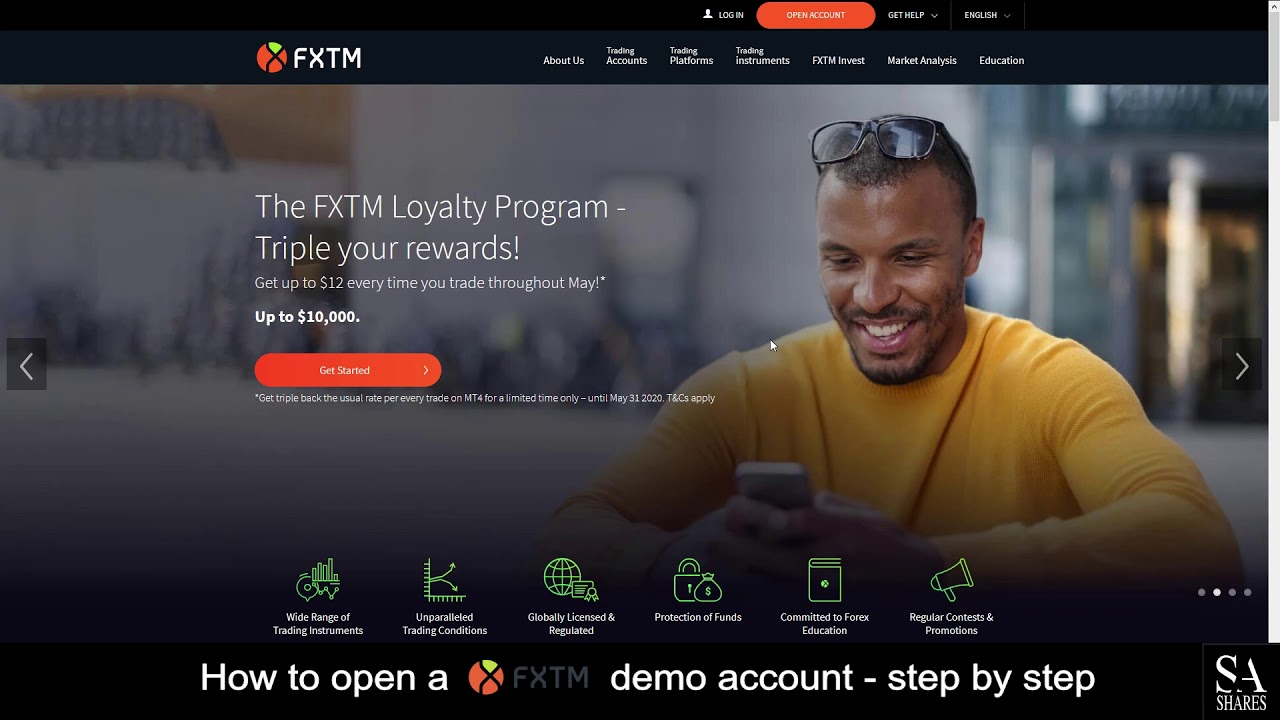 How to Open a Forextime (FXTM) Demo Account - A Step By Step Guide for ...