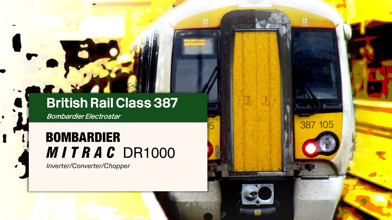 Bombardier IGBT VVVF | Class 387 Traction Sound | PWM Inverter - Class 387 Inductor Recording ...