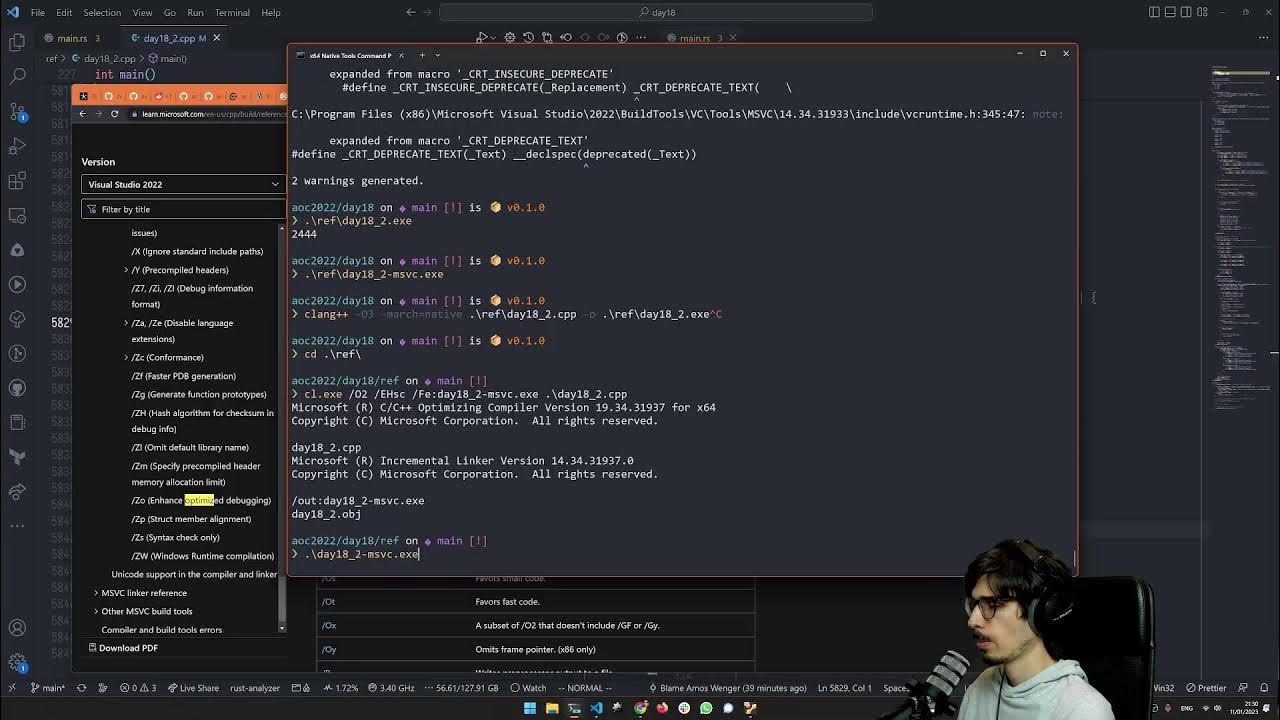 Aoc Day 18, Rewrite it in Rust edition - YouTube