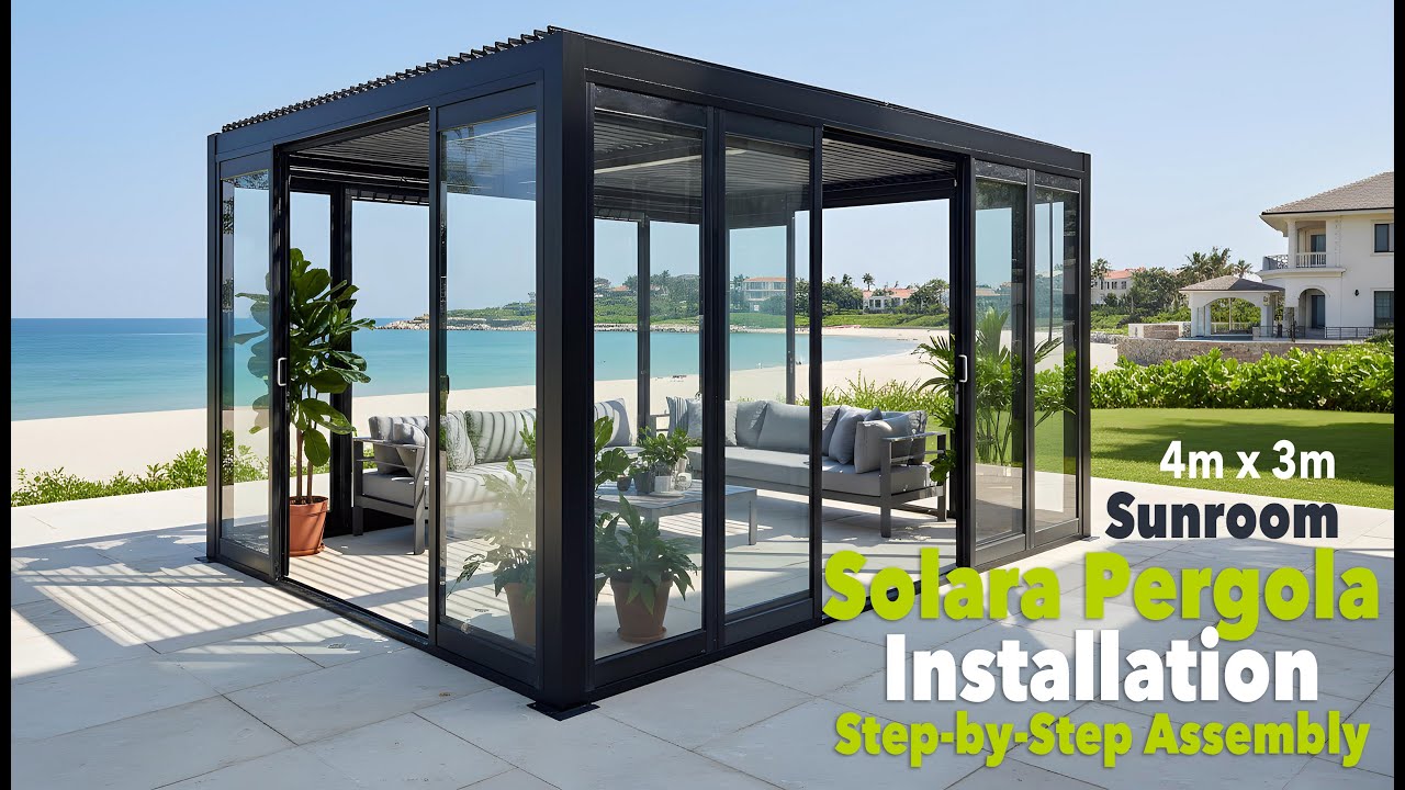 Solara Sunroom 4m x 3m Installation Guide | Step-by-Step Assembly Video ...