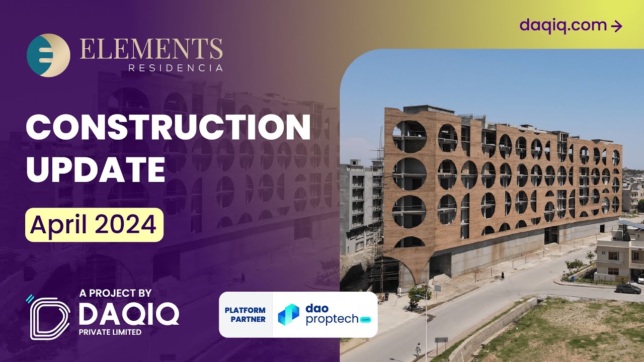 Elements Residencia Construction Site Update | April 2024 | DAQIQ - YouTube