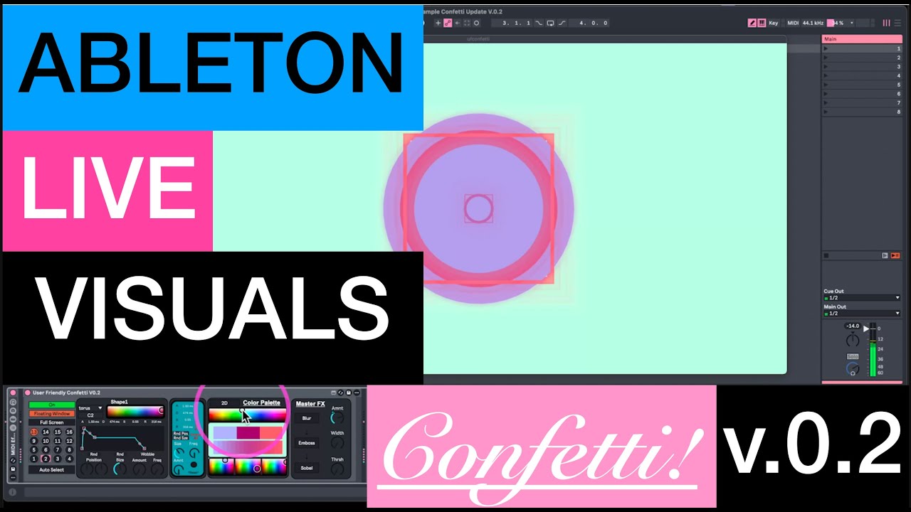 Ableton Live Visuals | MIDI Triggered Real Time Visuals - YouTube