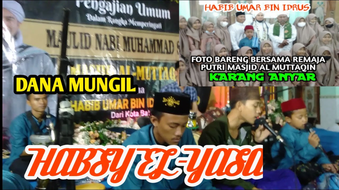 Menyambut Kedatangan Khabib UMAR BIN IDRUS Masjid Al- Muttakin Karang Anyar - YouTube Music