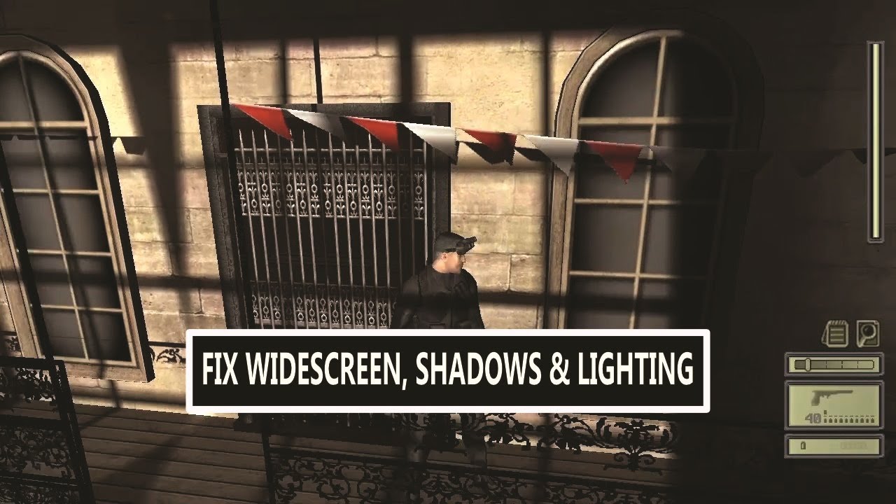 How to Fix Widescreen, Shadows and Lighting Splinter Cell 1 - YouTube