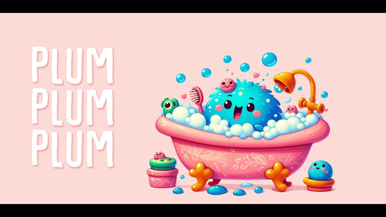 Plum Plum Plum - Piosenka dla Dzieci | Bath Song - Nursery Rhymes - YouTube