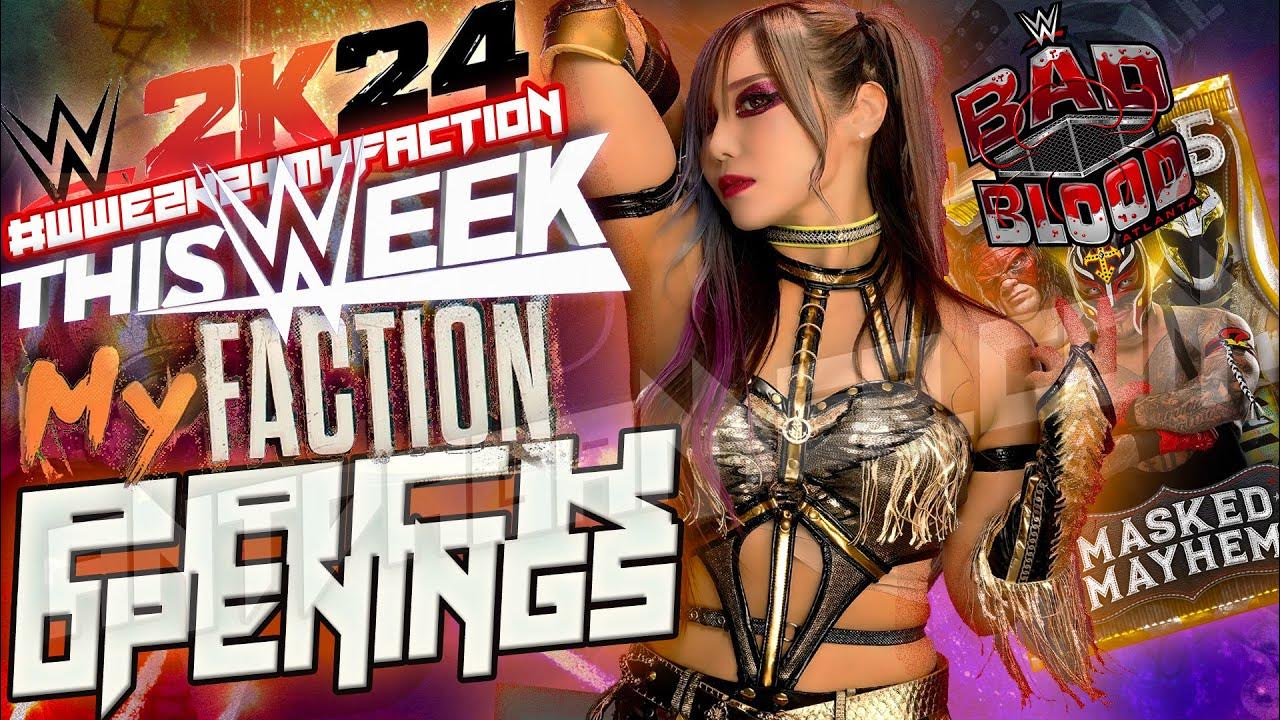 BAD BLOOD MASKED MAYHEM! PACK OPENINGS! I*THIS WEEK IN WWE 2K24 MyFaction CROSSPROMOSERIES - YouTube