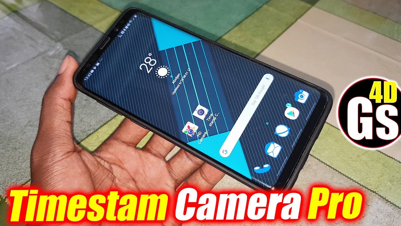 Timestamp Camera Pro : Test Review on Samsung Galaxy S9+ - YouTube