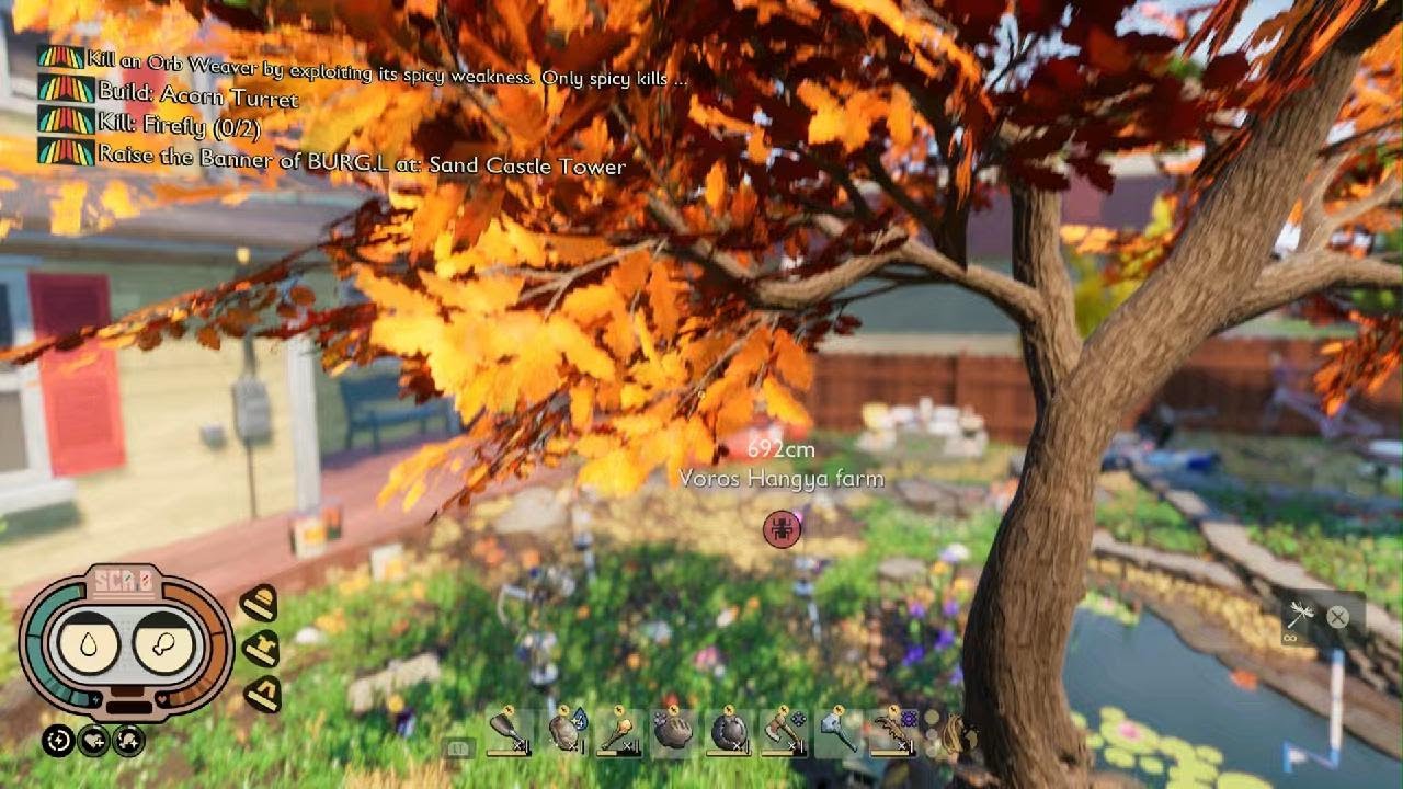 Grounded - How to fly around the map with a firework launcher - YouTube