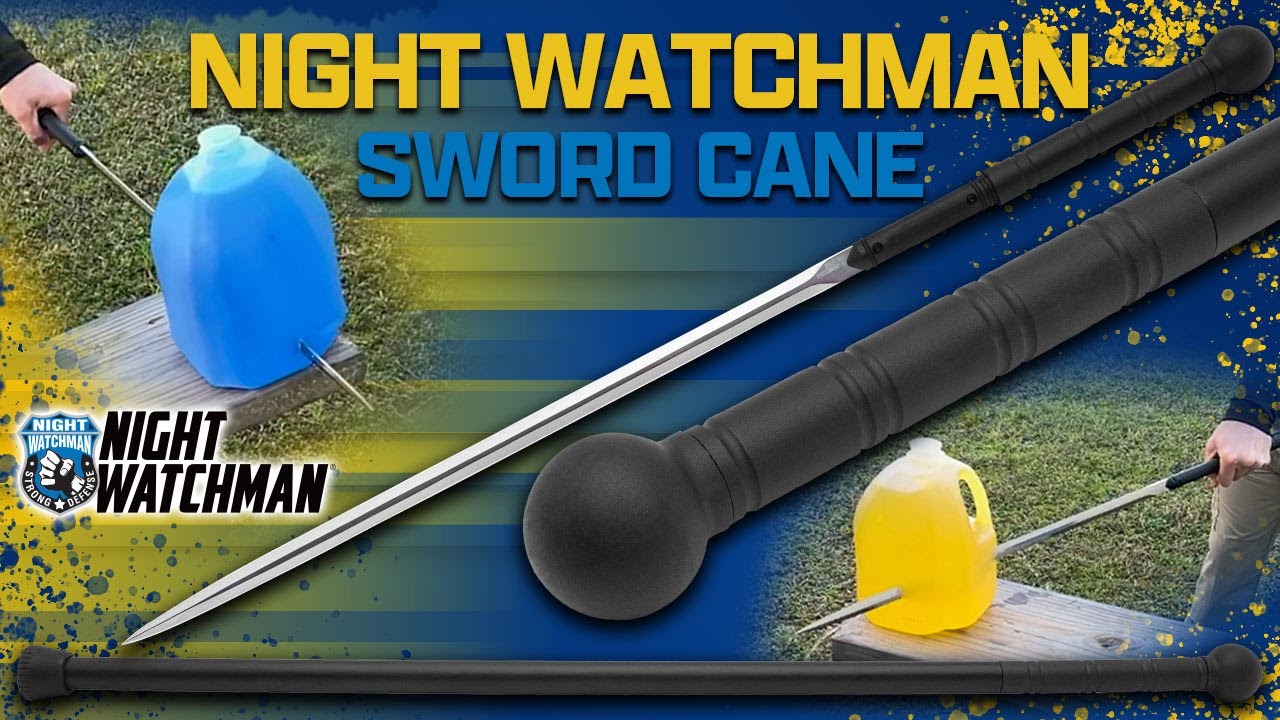 BUDK: Secret Weapon in Disguise! Night Watchman Sword Cane Revealed! 🖤🗡 ...