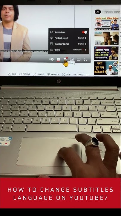 How to Change Subtitles Language on YouTube? - YouTube
