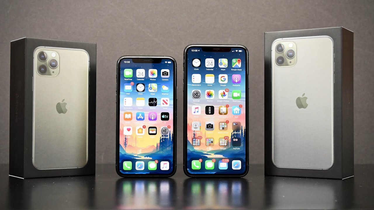 Apple IPhone 11 Pro Vs 11 Pro Max Unboxing Review YouTube Apple IPhone 11 Pro Vs 11 Pro Max Unboxing Review YouTube
