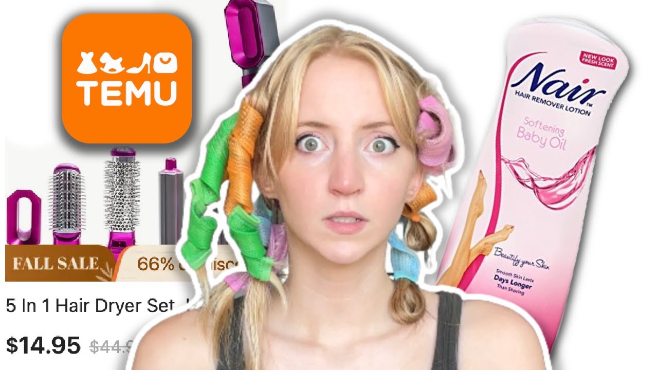 I tested Temu's SUSPICIOUSLY cheap hair products! *It pulled my hair ...