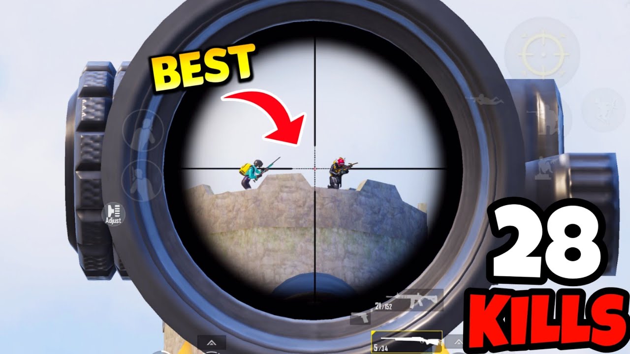 Best Place For Sniping in BGMI • (28 KILLS) • BGMI Gameplay - YouTube