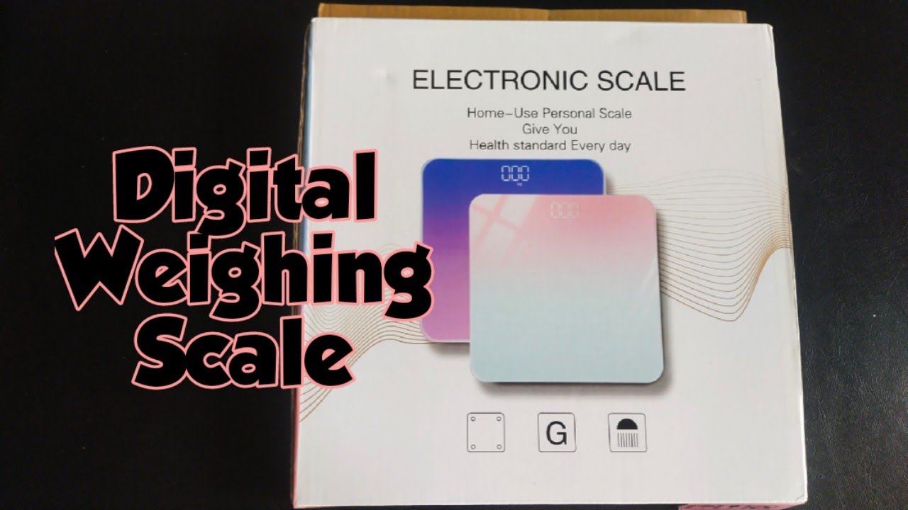UNBOXING DIGITAL WEIGHING SCALE - YouTube