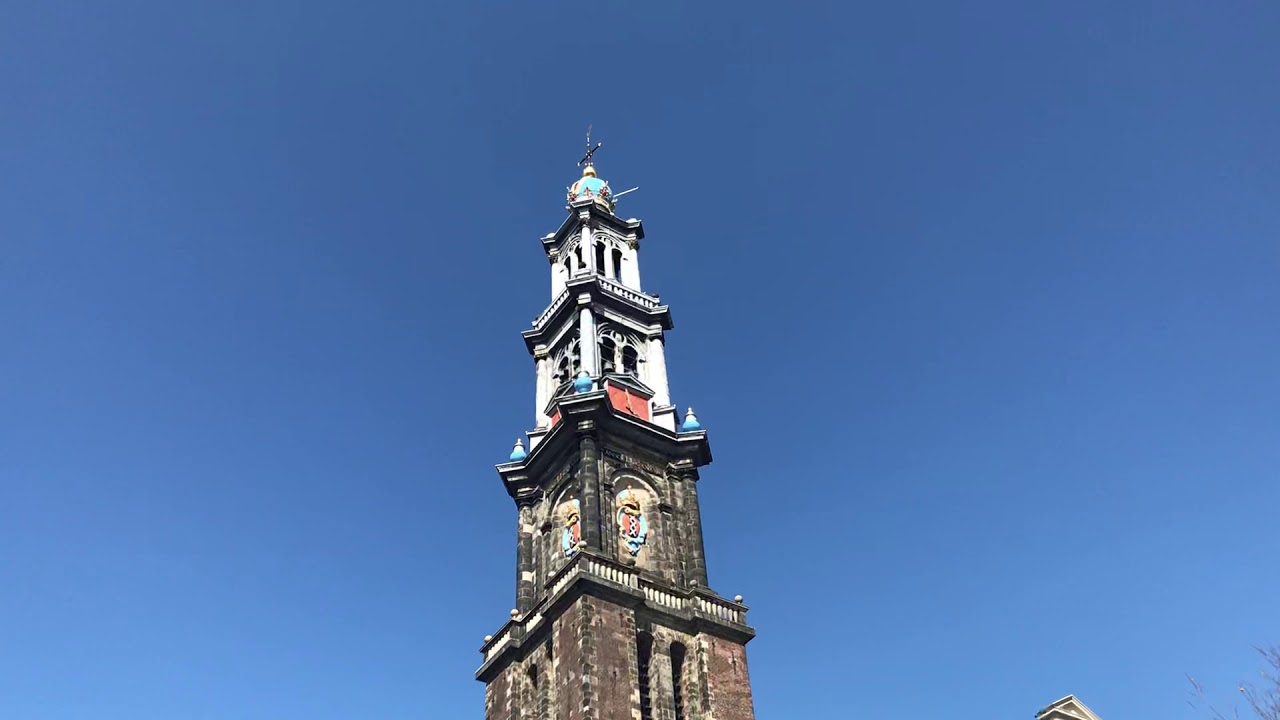 Westerkerk Kerkklokken Carillon in Amsterdam - YouTube