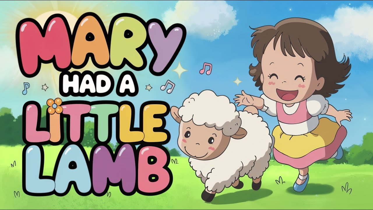 🎶 Mary Had a Little Lamb | A Heartwarming Poem for Kids 💖🐑Fun & Playful ...