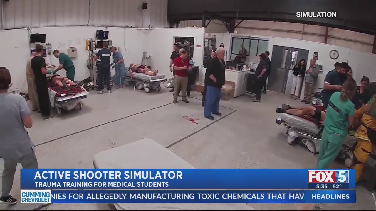 Active Shooter Simulation Used For Training - YouTube