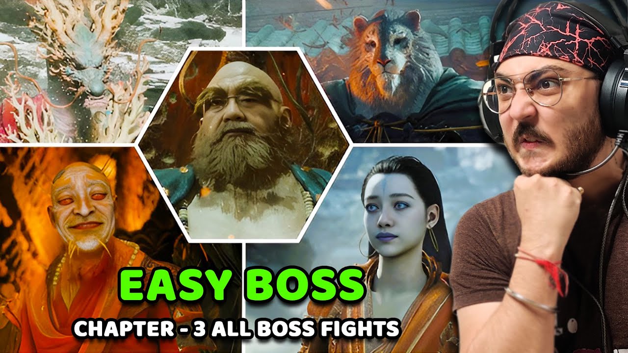I MADE ALL HARD BOSSES EASY TO BEAT IN CHAPTER 3 - Black Myth : Wukong ...