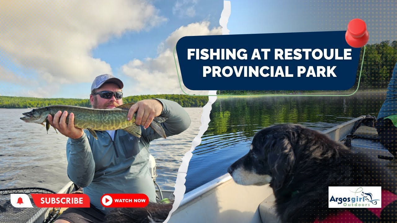 Fishing and Camping at Restoule Provincial Park - YouTube