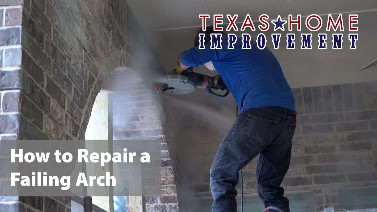How to Repair a Failing Arch on Your Home - YouTube