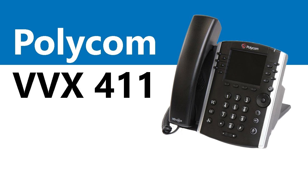 The Polycom VVX 411 IP Phone - Product Overview - YouTube