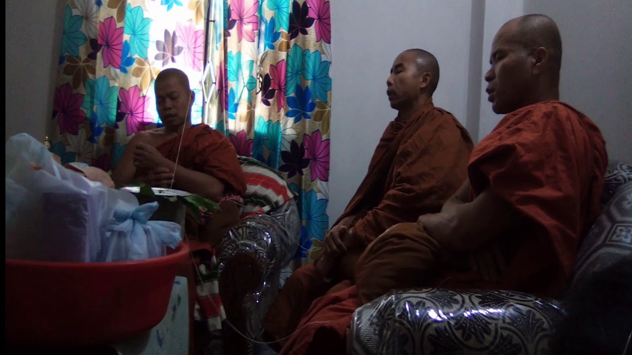 Holy Chanting (Paritran Sutra) with Monks from Rangamati, visit in ...