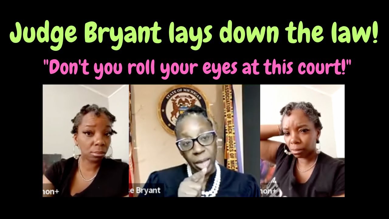 PSA: Don't disrespect Judge Bryants court! Judge Bryant lays down the ...