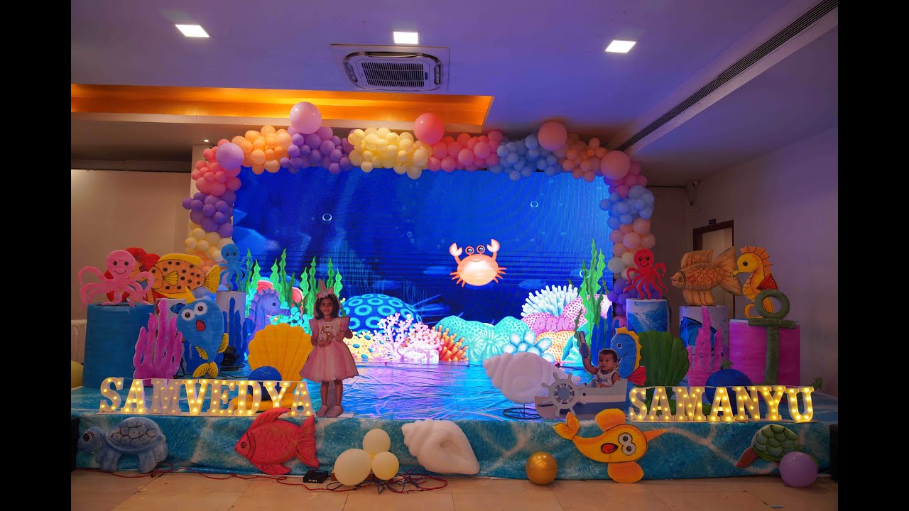 Samanyu 1st Birthday and Samvedya 5th Birthday - 25 May 2023 - YouTube