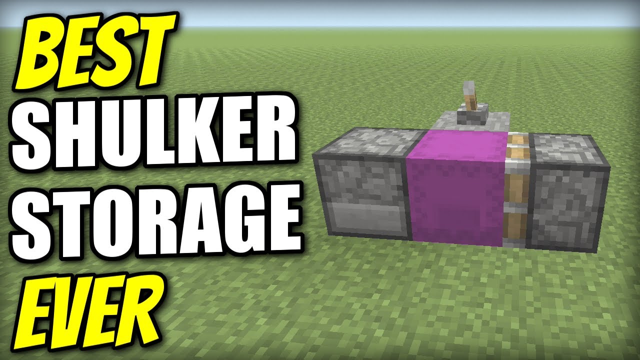 Minecraft Bedrock - BEST SHULKER SWAPPER EVER 📦 [ Tutorial ] PS4 / MCPE / Xbox / Windows ...