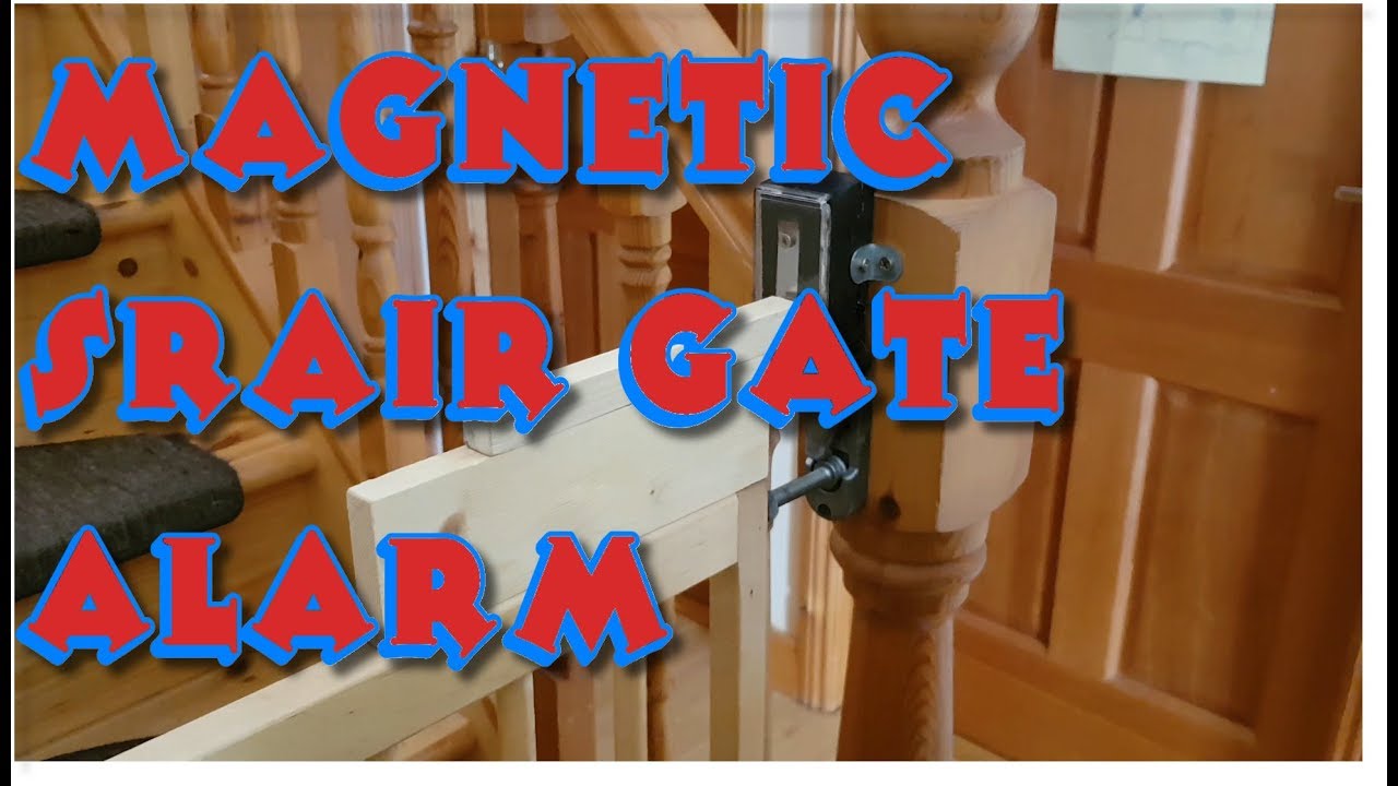 Magnetic switch / Magnetic stair gate alarm - YouTube